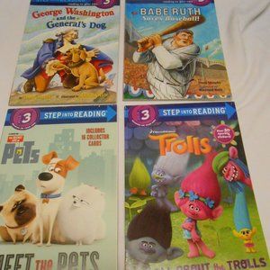 random house | Other | Lot 4 Step Into Reading Step 3 Books Babe Ruth ...